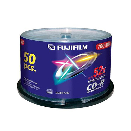 Fujifilm CD-R 700MB 52X Spindle (50 Pack) - Hunt Office UK