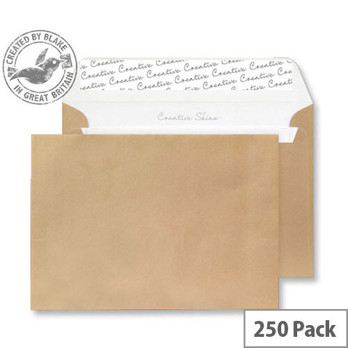 Creative Shine Metallic Gold Wallet C4 Envelopes (Pack of 250) - Hunt ...