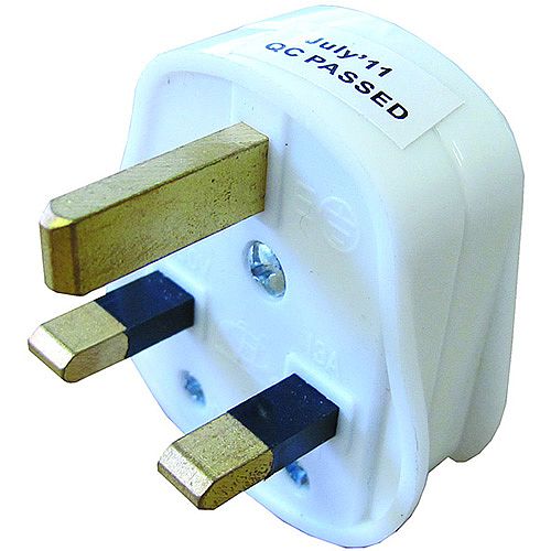 13 amp UK 3 Pin Plug Top - Hunt Office UK