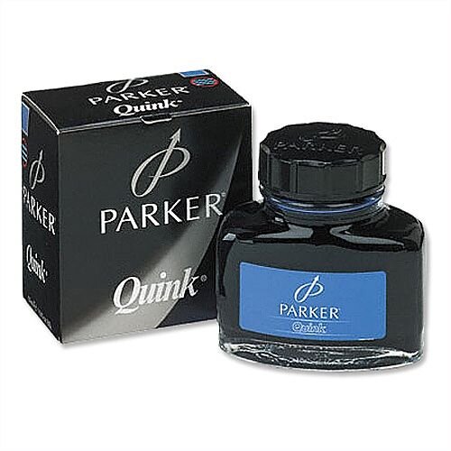 Parker Quink Ink Bottle Royal Blue Washable 57ml S0037480 Hunt Office UK Parker Quink Ink Bottle Royal Blue Washable 57ml S0037480 Hunt Office UK