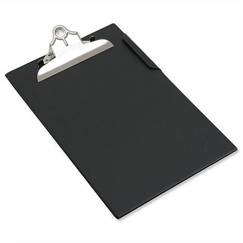 Rapesco Foolscap Clipboard PVC Black - Hunt Office UK