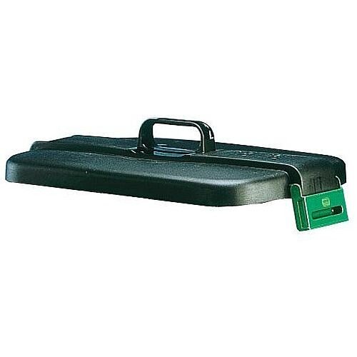 Addis Rectangular Dustbin Lid 90 Litre Black 0769MOB - Hunt Office UK