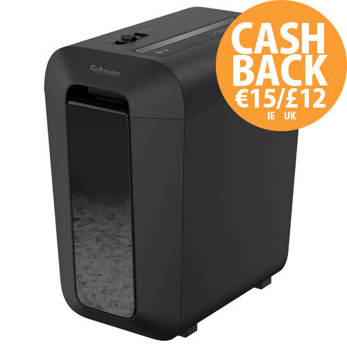 Fellowes Powershred LX65 Cross-Cut Shredder Black 4400601 - Hunt Office UK