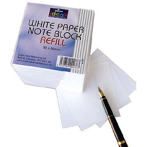Note Block Refill 700Sheet White BI2350 - Hunt Office UK