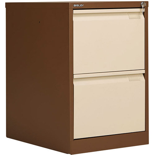 Bisley BS2E Filing Cabinet Flush Front 2D Lock C/C BS2EC/C - Hunt Office UK