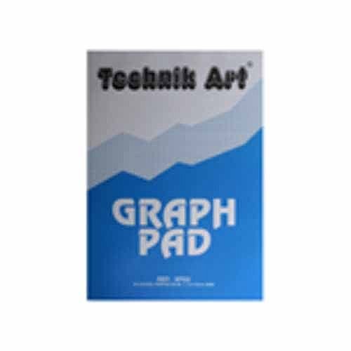 Technik Art Graph Pad A4 5mm Quadrille 40 Leaf XPG6 - Hunt Office UK