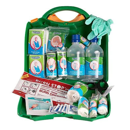 Green Box HSA 11-25 Person First Aid Kit Incl. Eyewash & Burns - Hunt ...