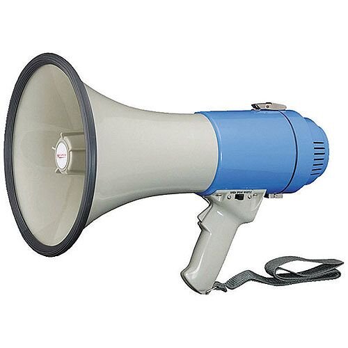 Power Megaphone with Siren (Pack of 1) IVGMEGA - Hunt Office UK
