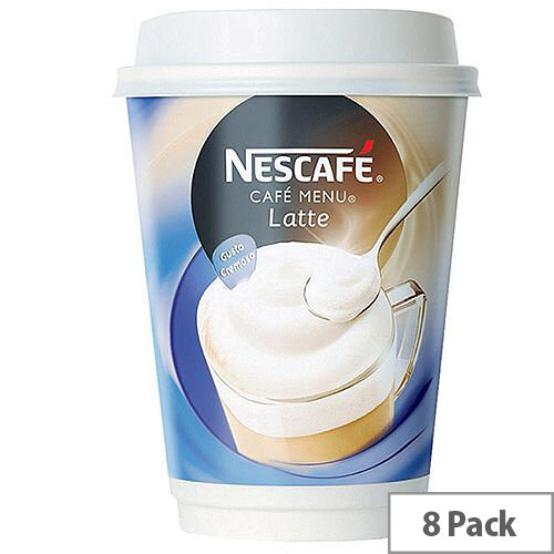 Nescafe & Go Latte Coffee Foil Sealed Cups for Drinks Machine (Pack of ...