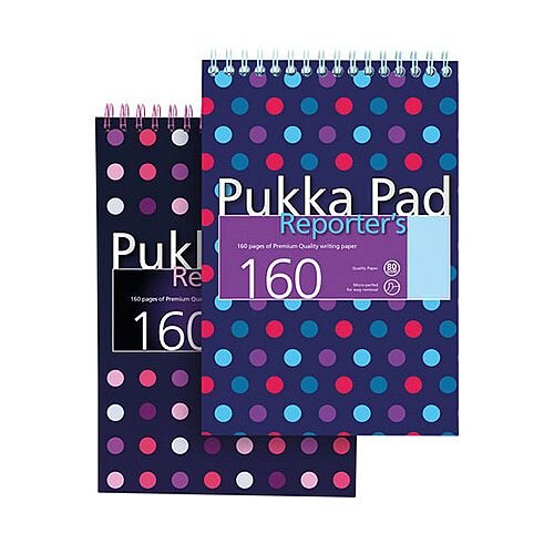Pukka Dots Reporters Pad Assorted 3 Pack - Hunt Office UK