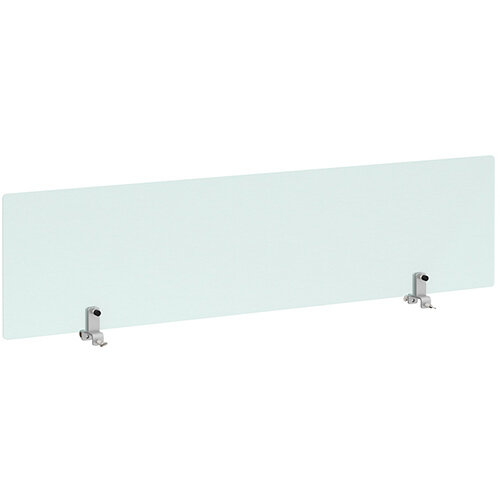 Desktop Clear Acrylic Screen Topper With Brackets 1200Mm Wide - Hunt ...