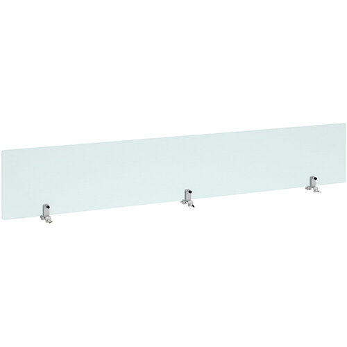 Desktop Clear Acrylic Screen Topper With Brackets 1800Mm Wide - Hunt ...