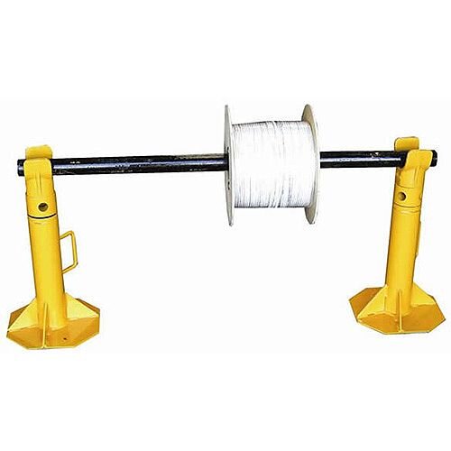 3 tonne Cable Drum Jacks with 1200mm Spindle - Hunt Office UK