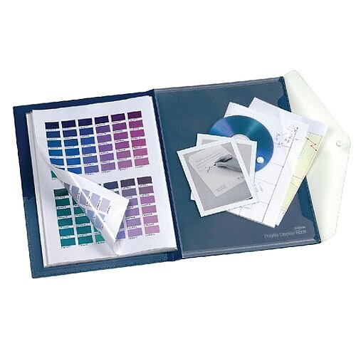 Snopake Polyfile Display Book A4 20-Pocket Blue 12367 - Hunt Office UK