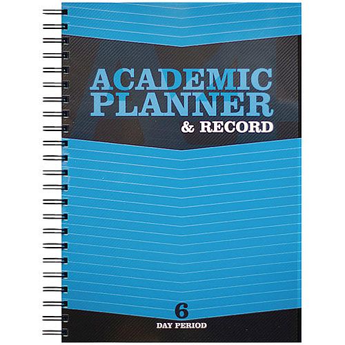 Silvine Teacher's Academic Planner and Record 6 Period Day Blue EX202 ...