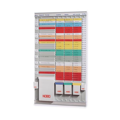 Panel Steel T-Card System Size 3 54 Slot H940Xw96 - Hunt Office UK