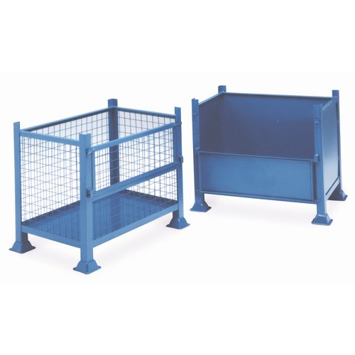 Steel Pallet With Half Drop Steel Sheet Sides WxDxH 1220x915x610mm ...