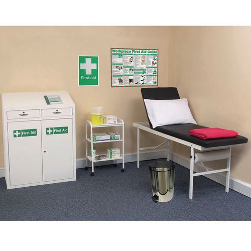 Medical Economy First Aid Room Furniture Bundle Set - Hunt Office UK