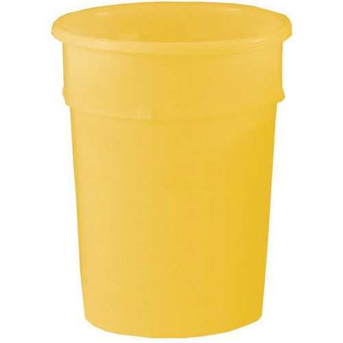 Cylindrical Food Grade Plastic Tapered Storage Container 160L Dia ...