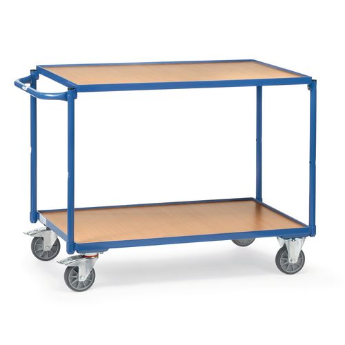 Table Top Cart 850x500mm With 2 Shelves & Flat Handles - Hunt Office UK