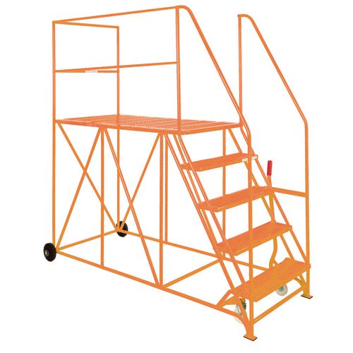 Single Ended Access Platform Orange 2438Mmx2438Mmx965Mm Platform ...