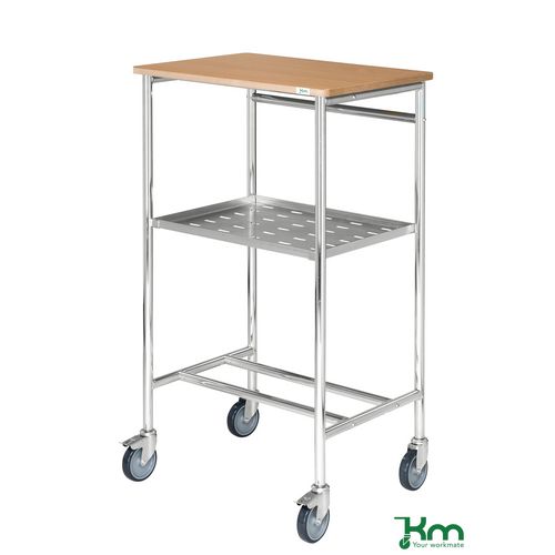 Writing Tablet Trolley With Lower Shelf. LxWxH 600x440x1055mm - Hunt ...
