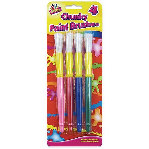 Tallon Chunky Paint Brushes Set of 4 5123 - Hunt Office UK
