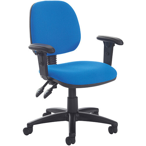 Vantage Plus medium back PCB operators chair with adjustable arms, seat ...