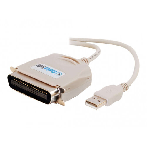 C2G USB to IEEE-1284 Printer Cable - Parallel adapter - USB - IEEE 1284 ...