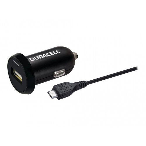 Duracell Car Charger & Micro USB Cable - Car power adapter - 1 A - on ...