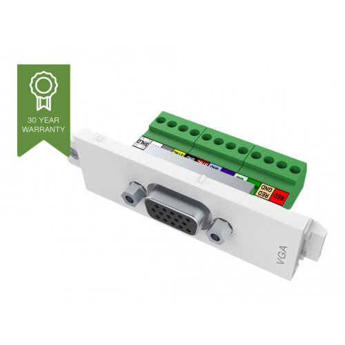 VISION TechConnect 3 VGA female module - Modular facility plate snap-in ...