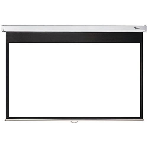 Optoma 16:9 Manual Projection screen 92" Matte White - Hunt Office UK