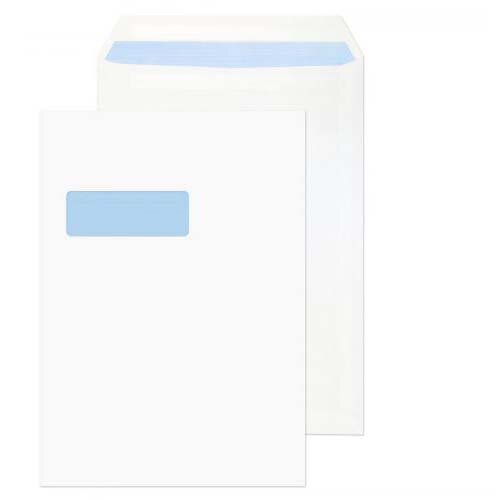 ValueX Pocket Envelope C4 Self Seal Window 90gsm White (Pack 250 ...