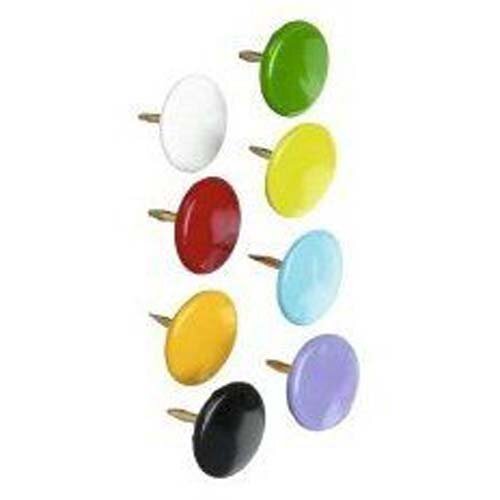 ValueX Drawing Pin 9.5mm Assorted Colours (Pack 100) - HuntOffice.co.uk
