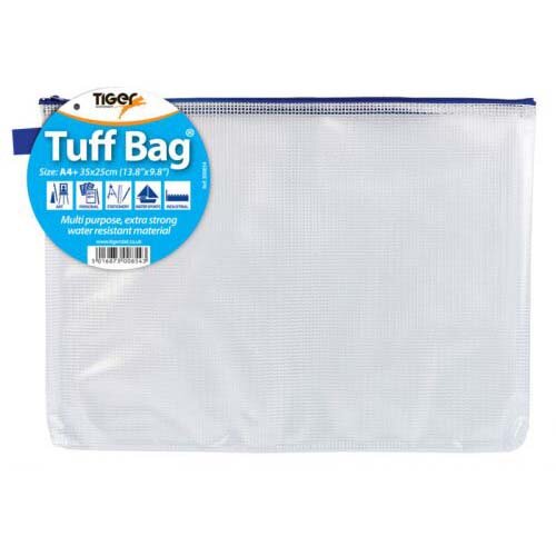 Tiger Tuff Bag Polypropylene A4 Plus 500 Micron Clear with Assorted ...