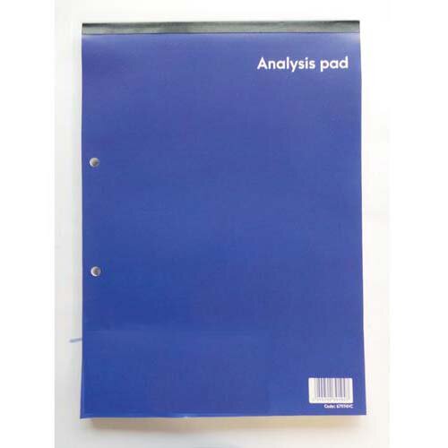 ValueX A4 Analysis Pad 8 Cash Columns 160 Pages - HuntOffice.co.uk