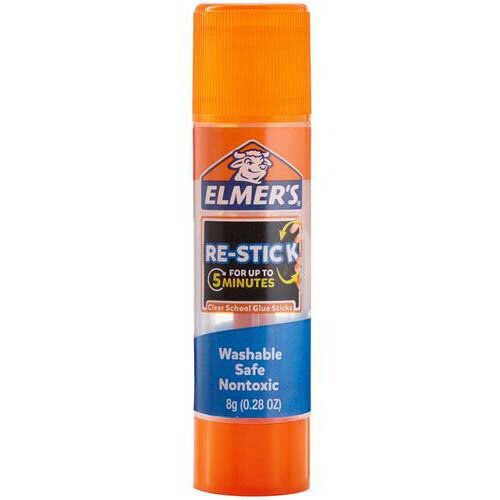Elmers Re-Stick Glue Stick 8g (Pack 10) - HuntOffice.co.uk