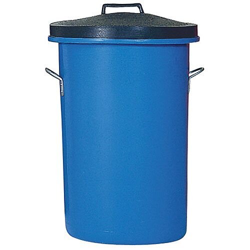 Heavy Duty Coloured Dustbin Blue 85 Litre 311963 - Hunt Office UK