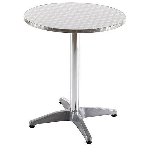 Plaza Aluminium Circular Cafe Table - Hunt Office UK