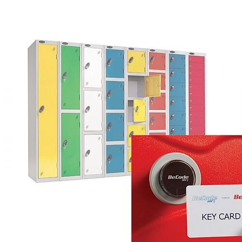 Lockers With Keyless Card Operated Lock - Hunt Office UK