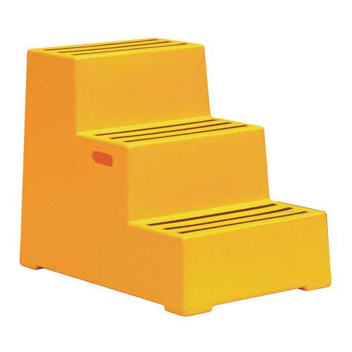 Plastic Safety Step 3-Step Yellow 325100 - Hunt Office UK