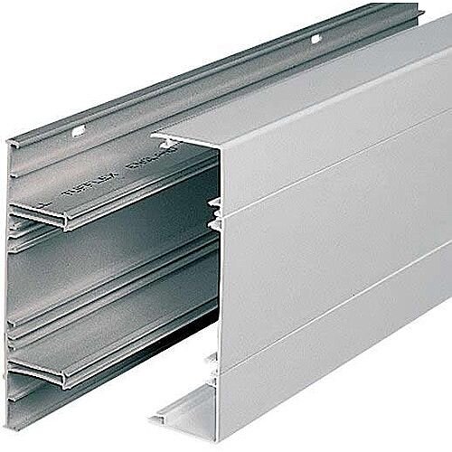 3 Compartment Dado Trunking - White - Hunt Office UK
