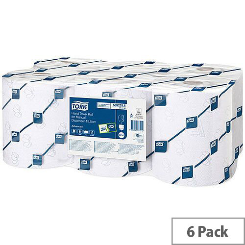 Tork Hand Paper Towel Rolls 2 Ply (6 Rolls) 589229 - Hunt Office UK