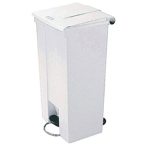 Step-On Bin 45.5 Litre 415x400x600mm White 324304 - Hunt Office UK