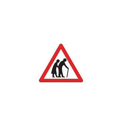 Regulatory Traffic Sign Elderly People Class 2 - Hunt Office UK