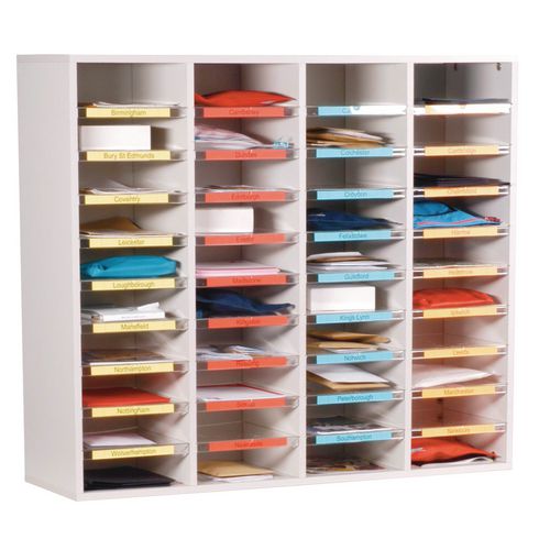 Clearview Sort Unit Free Standing Open Front Sort Unit - Hunt Office UK