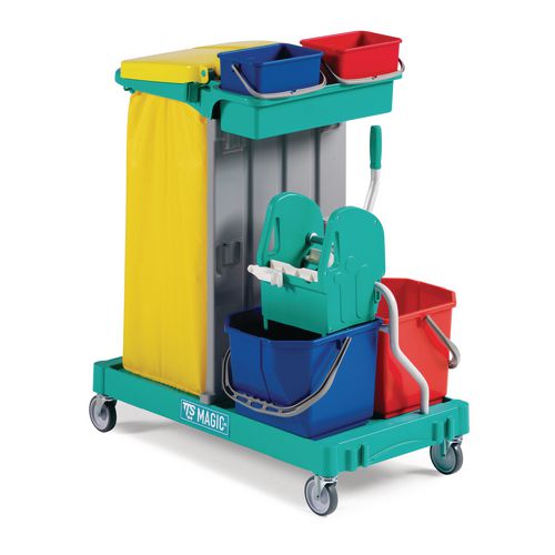 Magic Line 120 Basic Cleaning Trolley - Hunt Office UK