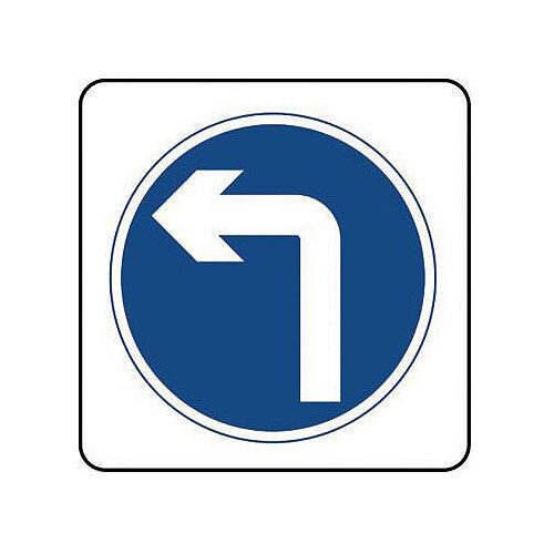Reflective General Traffic Sign Left Turn - Hunt Office UK