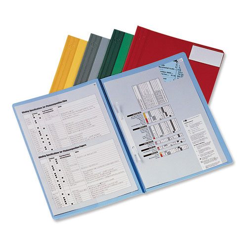 Rexel Nyrex A4 Flat File with Pocket Red 13035RD Pack 5 - Hunt Office UK