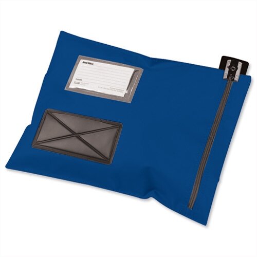 Mailing Pouch Durable 355x386mm Blue PVC Coated Nylon Versapak - Hunt ...